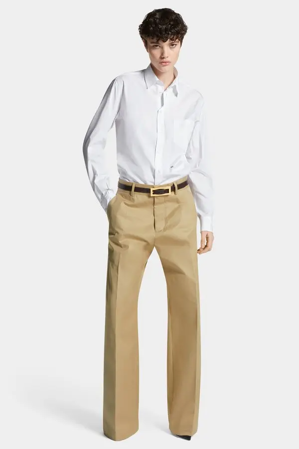 Dsquared2 Cotton Wide-leg Trousers