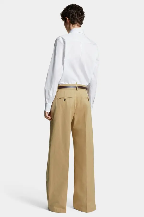 Dsquared2 Cotton Wide-leg Trousers
