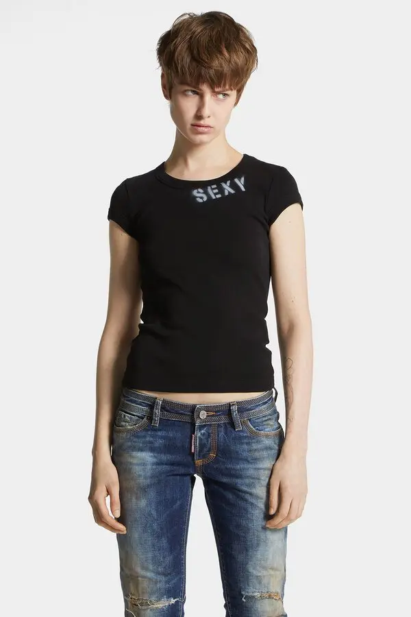 Dsquared2 Cotton Rib T-shirt