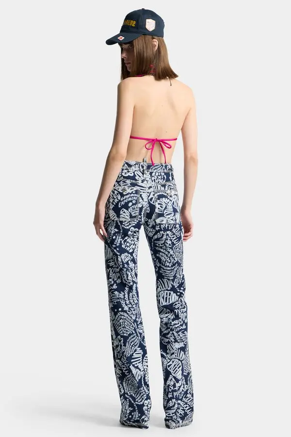 Dsquared2 Dark Flower Wash Dalma Jeans