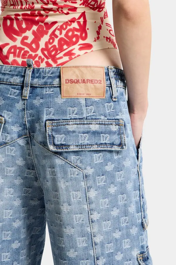 Dsquared2 Monogram Cargo Jeans