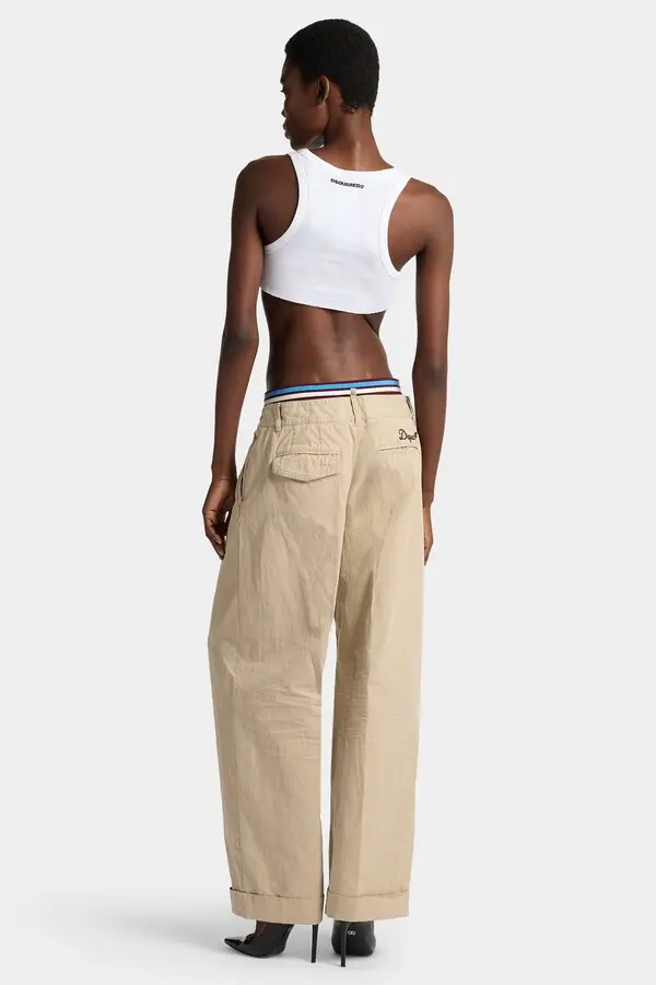 Dsquared2 Hybrid Knit Track Pants - Black