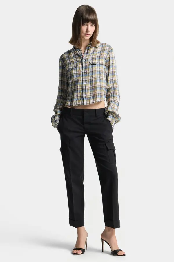 Dsquared2 Tropical Wool Cargo Trousers