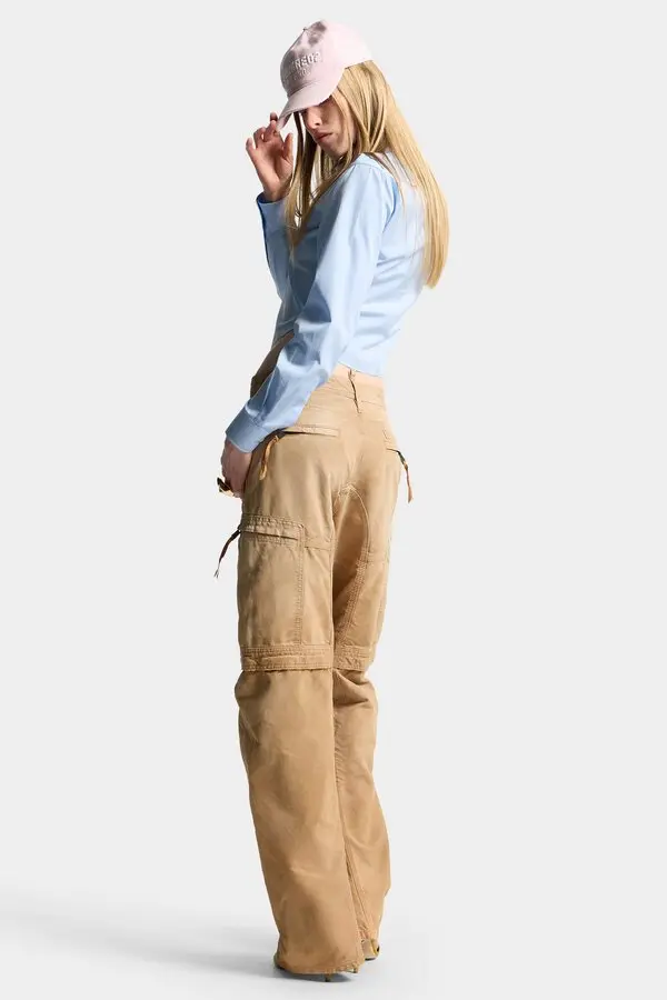 Dsquared2 Garment Dyed Distressed Cargo Pants