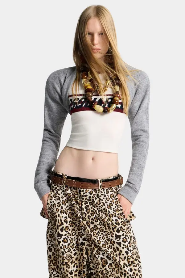 Dsquared2 Deep Cut Jersey Bolero