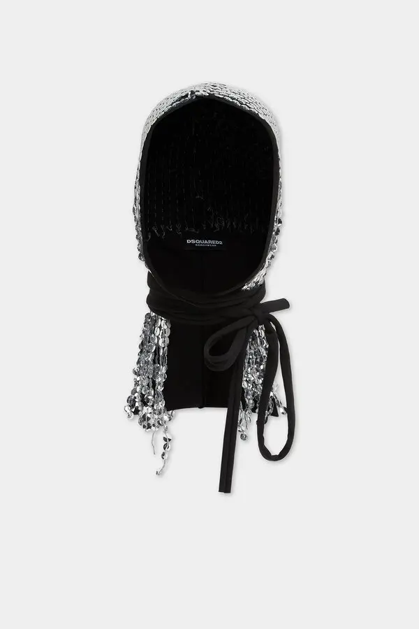 Dsquared2 Embellished Wrap Durag - Silver