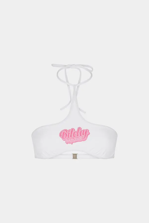 Dsquared2 Bitchy Bikini Bandeau Top - Black