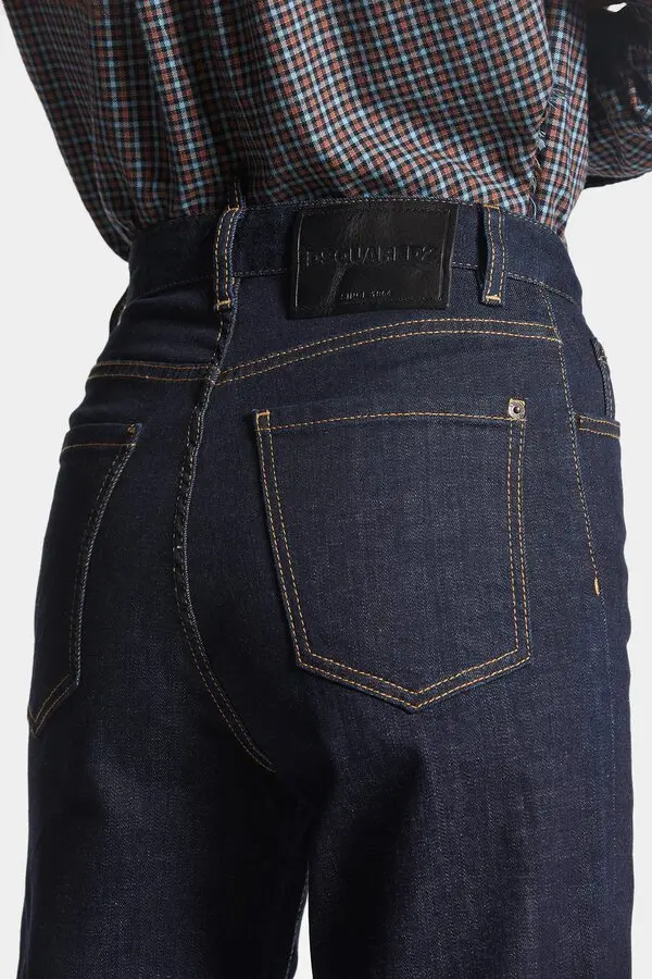 Dsquared2 Dark Rinse Wash Boston Jeans - Blue