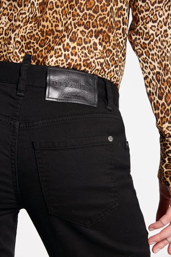 Dsquared2 Dyed Medium Waist Flare Twiggy Jeans