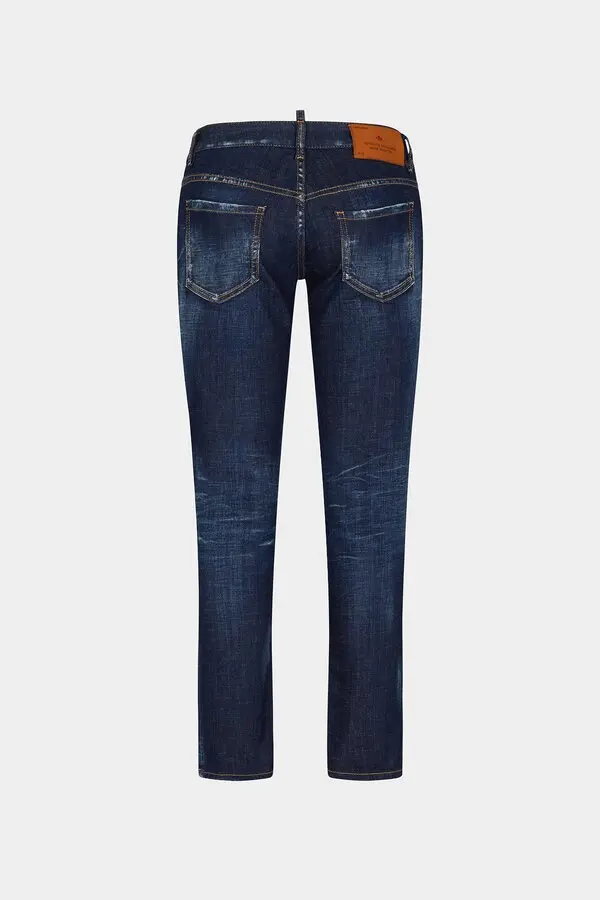 Dsquared2 Jennifer Jeans Dark Wash Skinny Fit - Blue