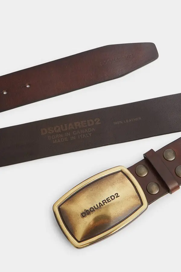 Dsquared2 Logo Plaque Belt