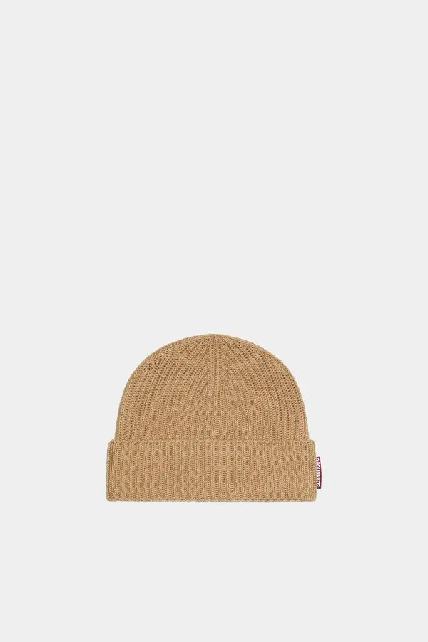 Dsquared2 Ribbed Knit Hat And Scarf Set