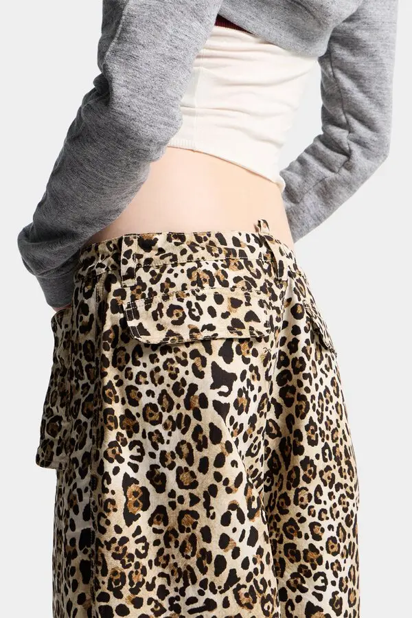Dsquared2 Wild Print Parachute Pants