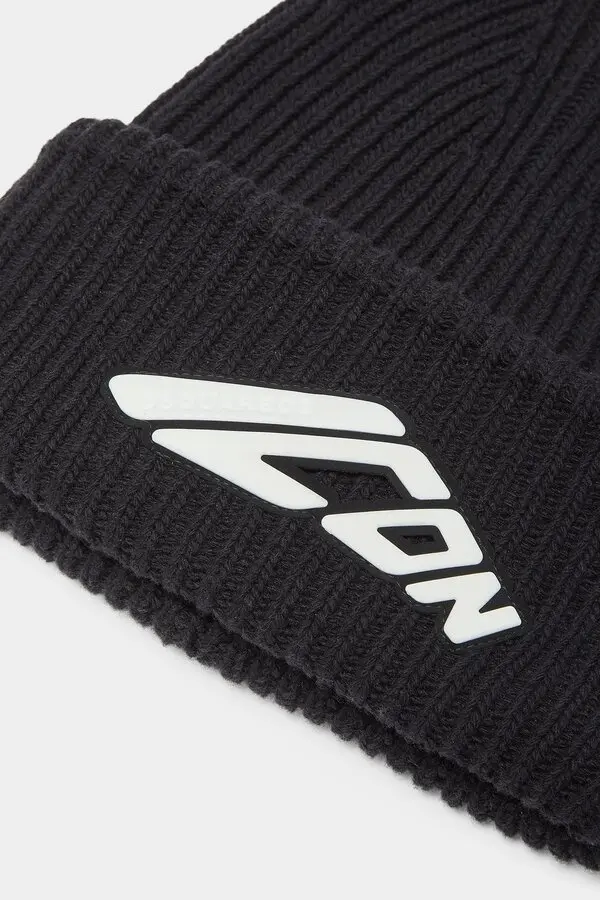 Dsquared2 Icon Knitted Beanie With Logo