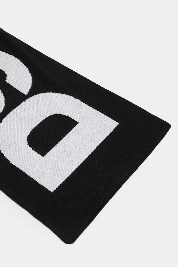 Dsquared2 Logo Knit Scarf