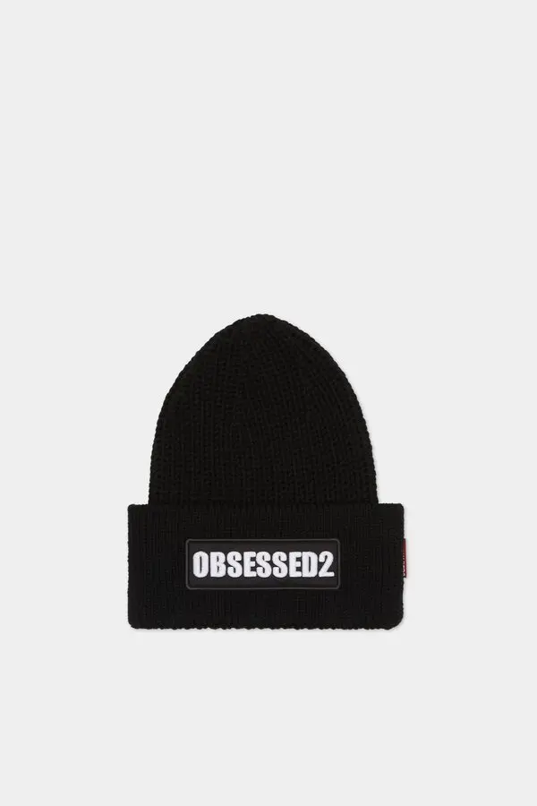 Dsquared2 Obsessed Knit Beanie - Black