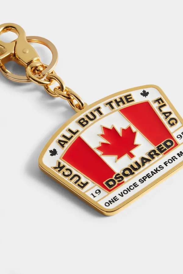 Dsquared2 Canadian Flag Key Ring