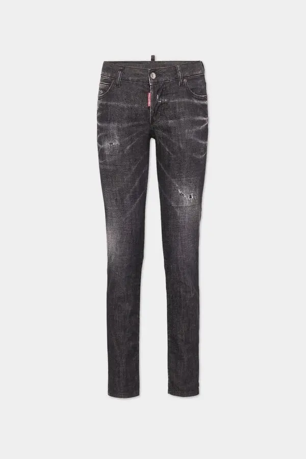 Dsquared2 Medium Waist Skinny Jeans - Black
