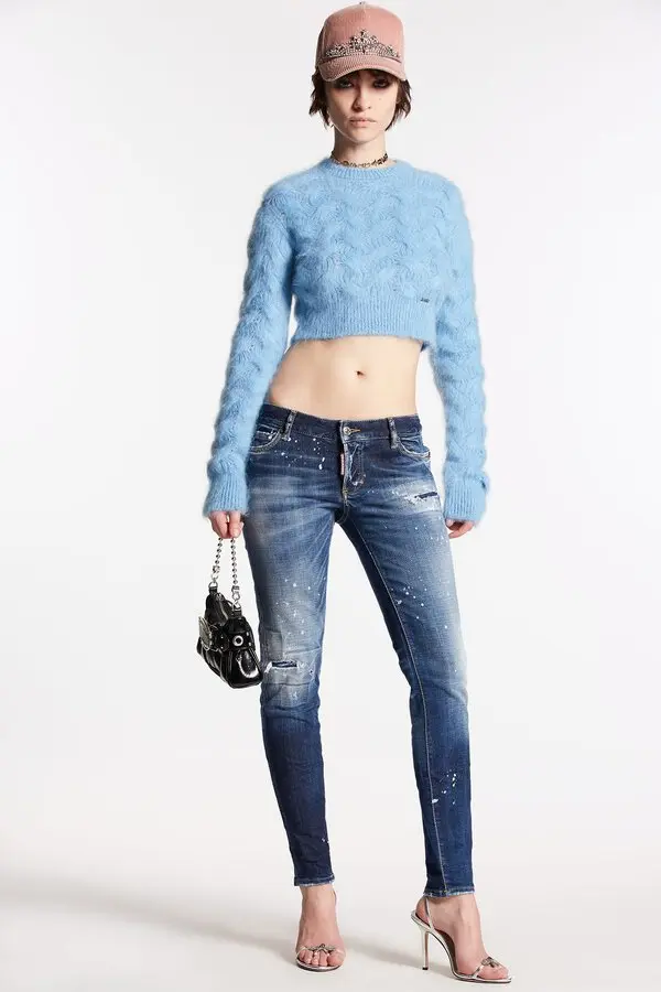 Dsquared2 Jennifer Sprinkle Wash Jeans - Blue