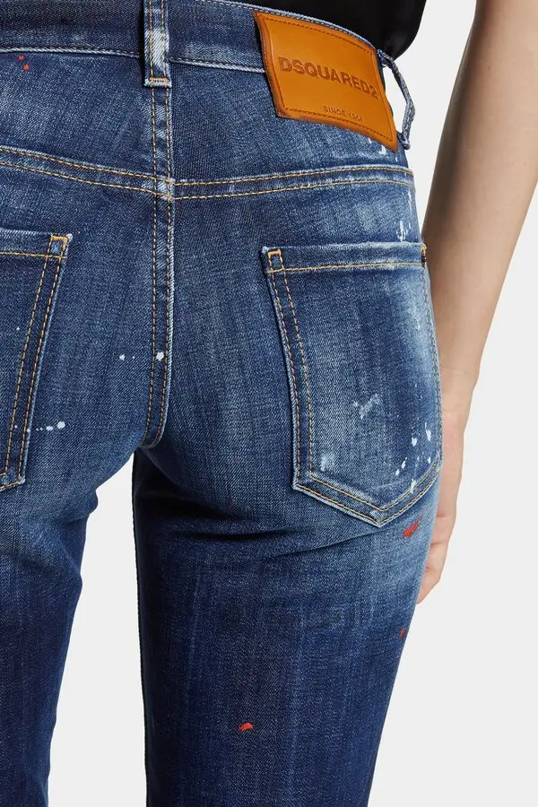 Dsquared2 Medium Easy Wash Medium Waist Jennifer Jeans