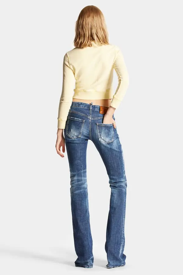 Dsquared2 Medium Waist Flare Jeans