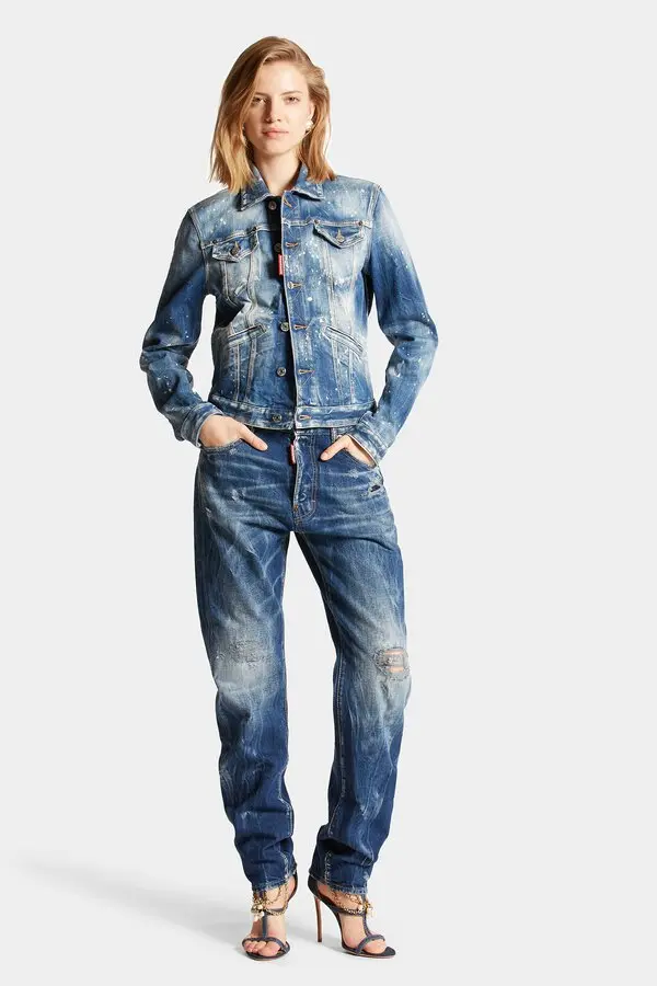 Dsquared2 Grey Wash 642 Jeans - Blue