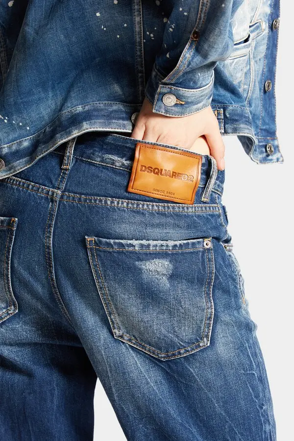Dsquared2 Grey Wash 642 Jeans - Blue