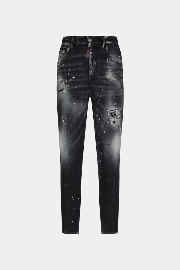Dsquared2 High Waist Twiggy Jeans - Black