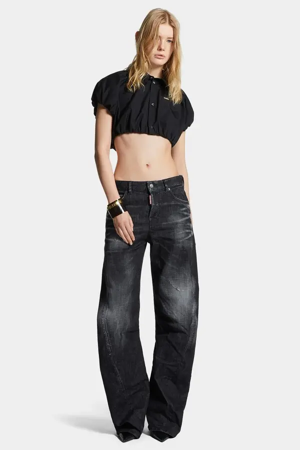 Dsquared2 Wash Twisted Jeans - Black