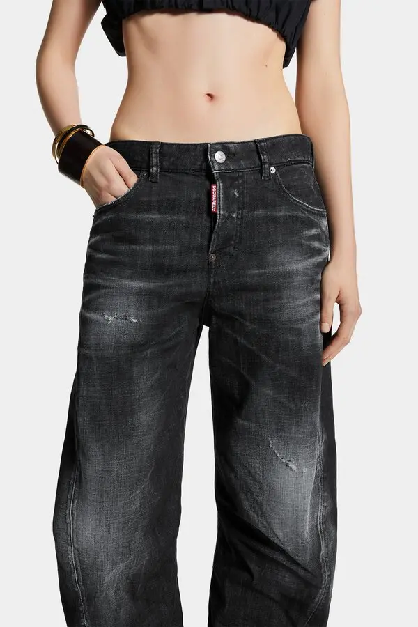 Dsquared2 Wash Twisted Jeans - Black