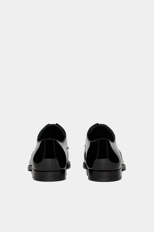 Dsquared2 Patent Leather Lace-up Derby Shoes
