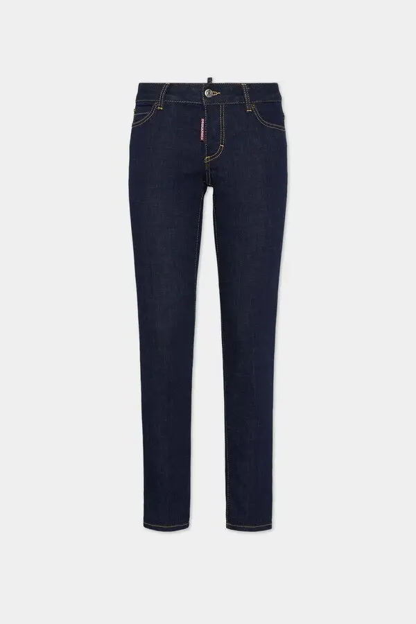 Dsquared2 Jennifer Jeans In Dark Rinse - Blue