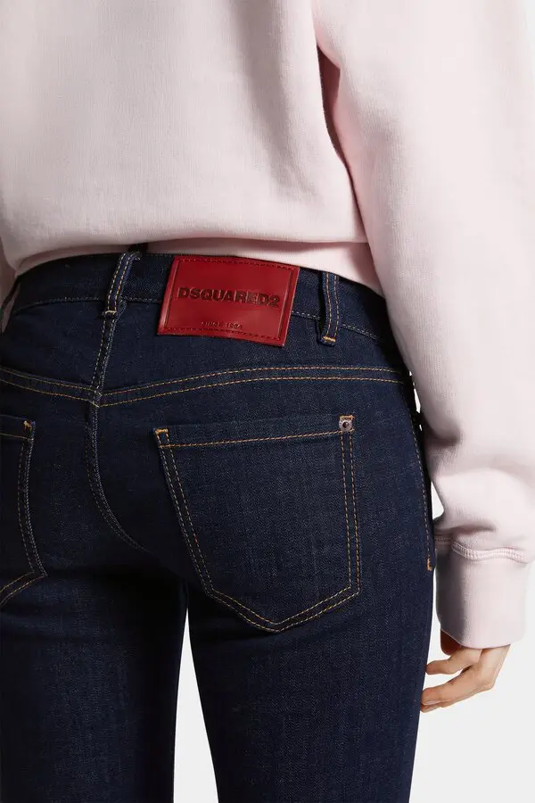 Dsquared2 Jennifer Jeans In Dark Rinse