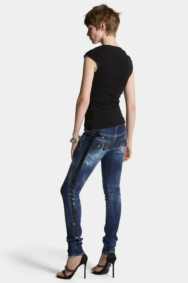 Dsquared2 Ducati X Leona Dark Wash Jeans