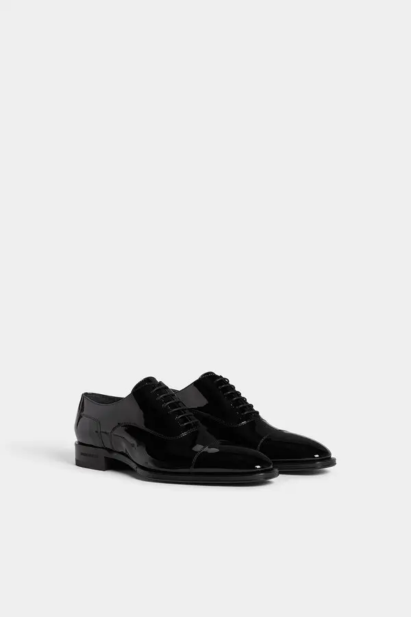 Dsquared2 Patent Leather Oxford Shoes
