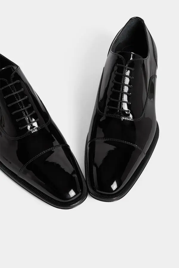 Dsquared2 Patent Leather Oxford Shoes