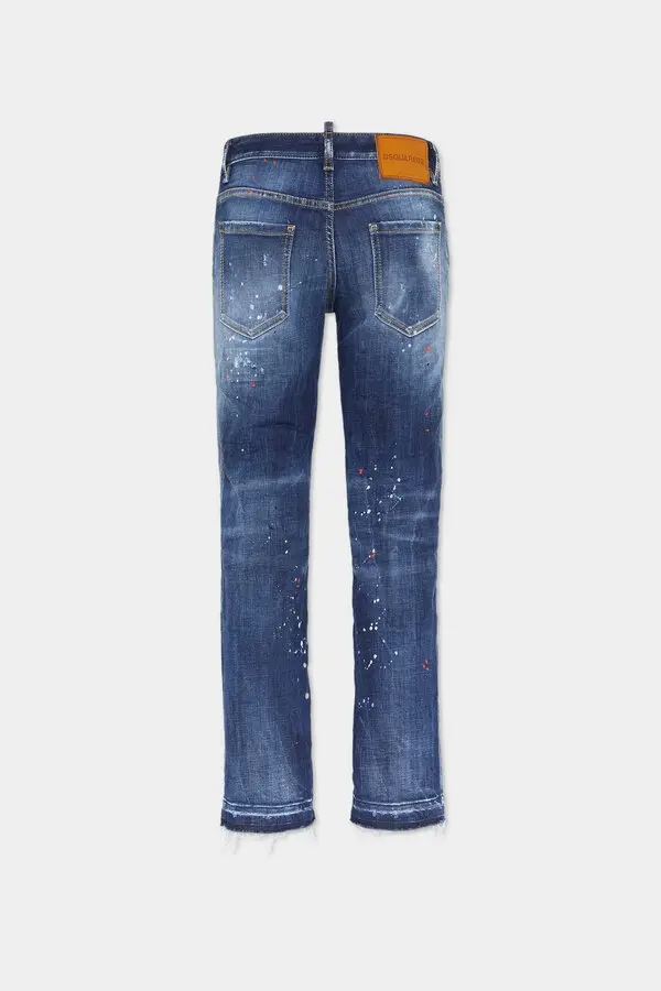 Dsquared2 Jenna Jeans Medium Wash With Spot Details