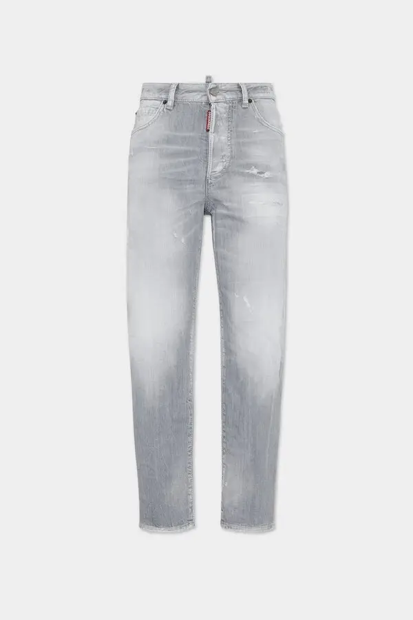 Dsquared2 Brushed Wash Boston Jeans - Grey