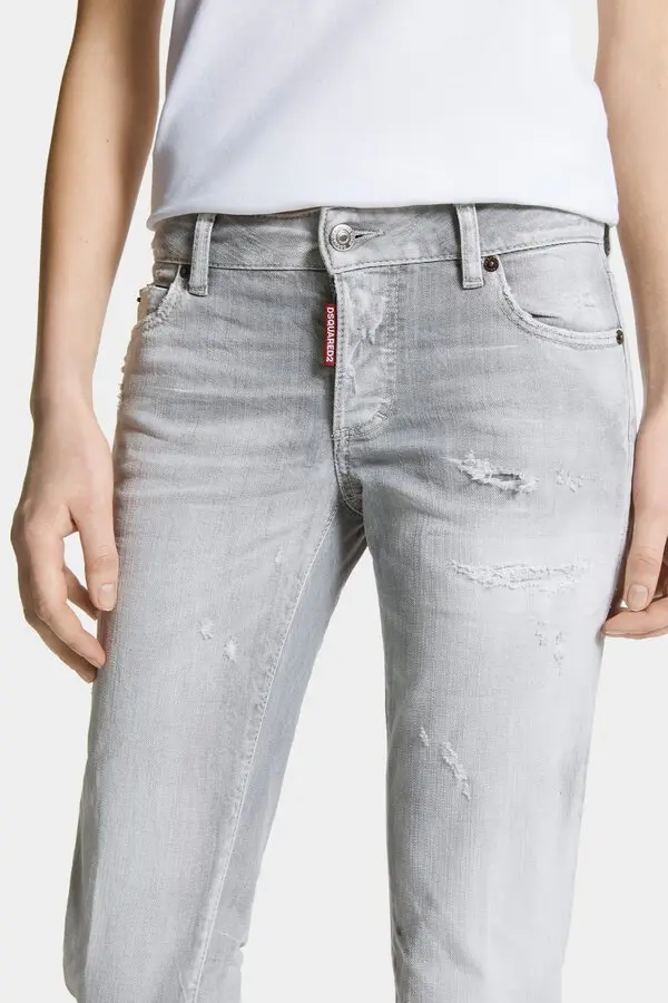 Dsquared2 Jennifer Jeans, Medium Wash - Grey