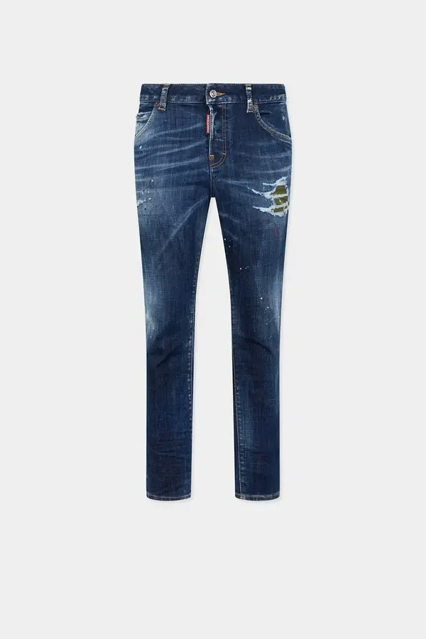 Dsquared2 Teddy Jeans" Distressed Denim - Blue