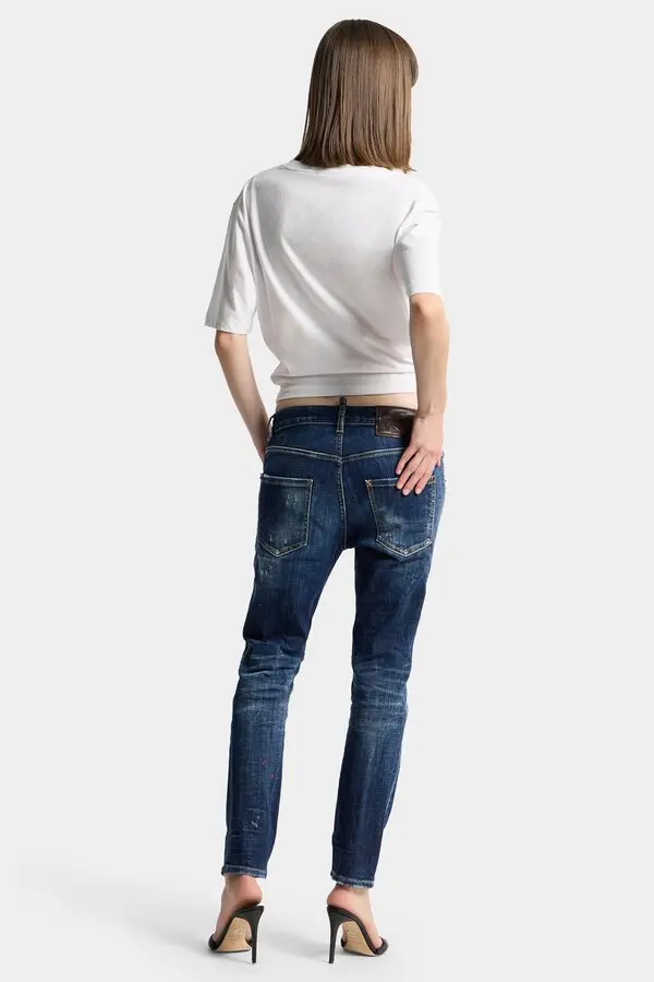 Dsquared2 Teddy Jeans" Distressed Denim