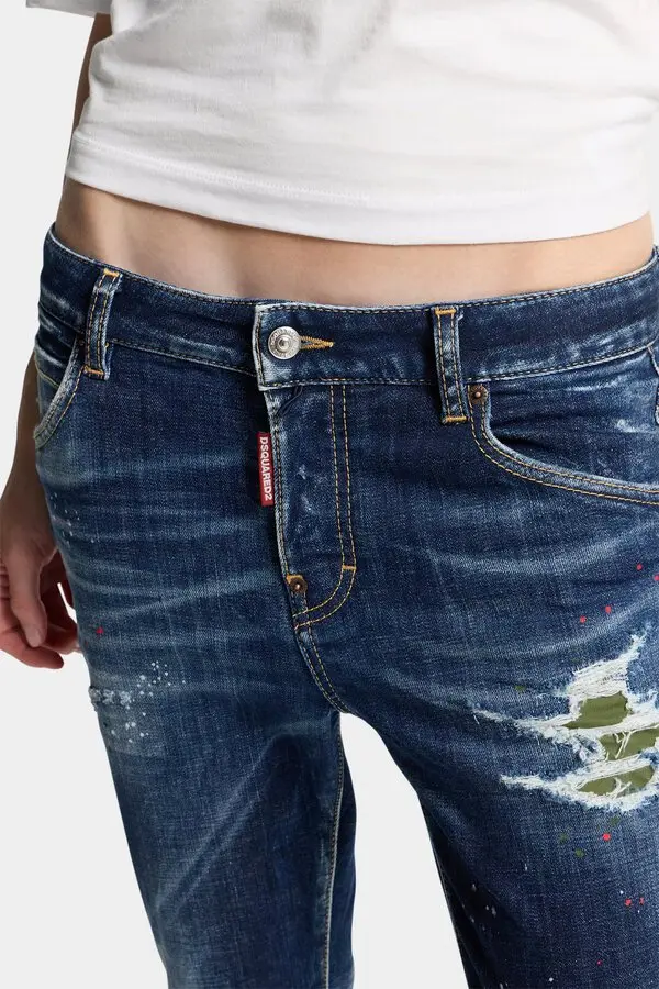 Dsquared2 Teddy Jeans" Distressed Denim