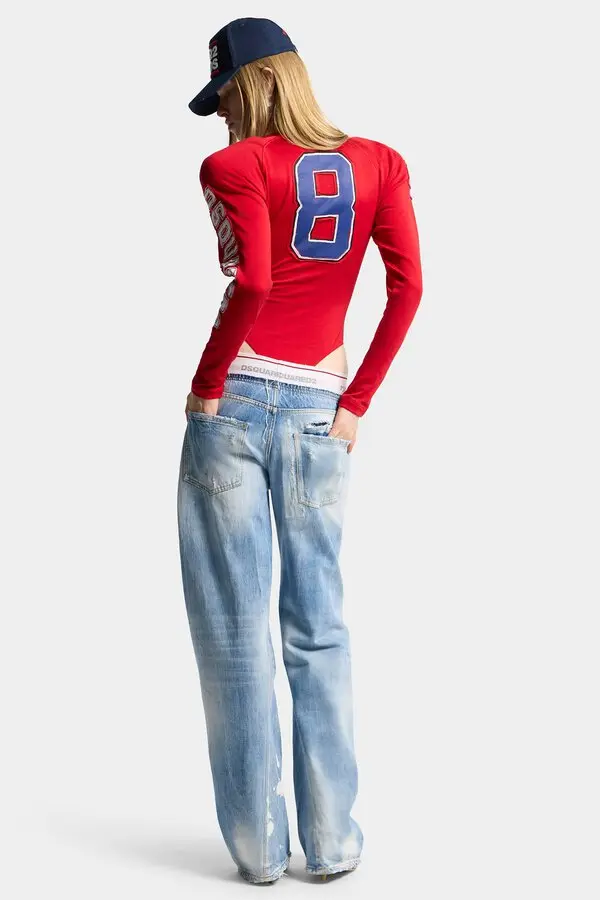 Dsquared2 Loose Twist Jeans - Blue