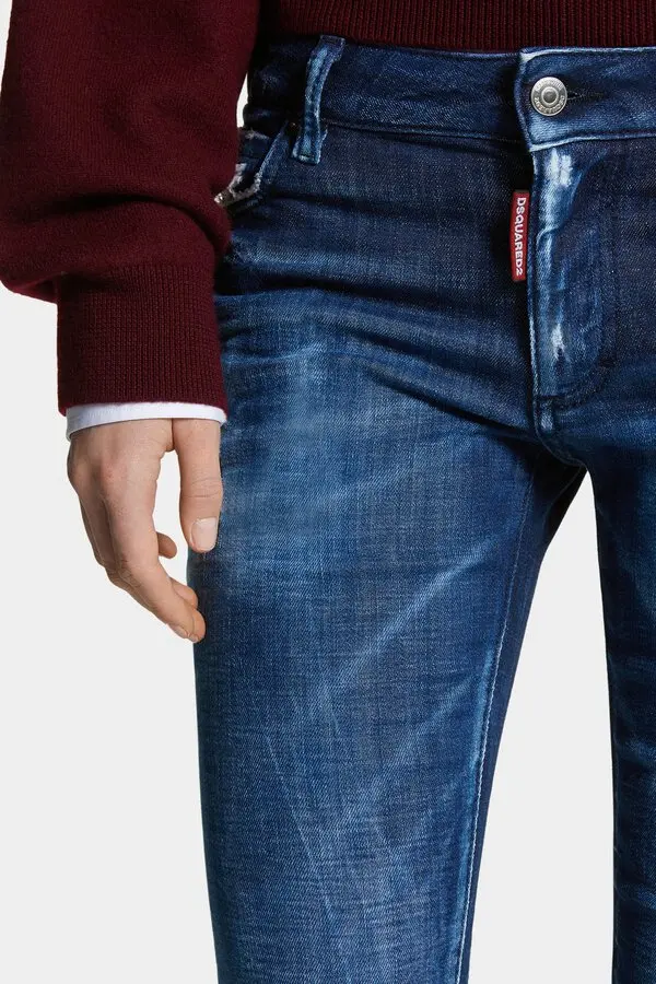 Dsquared2 Dark Wash Medium Waist Flare Jeans
