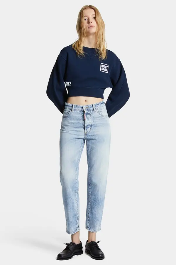Dsquared2 Light Wash Boston Jeans - Blue