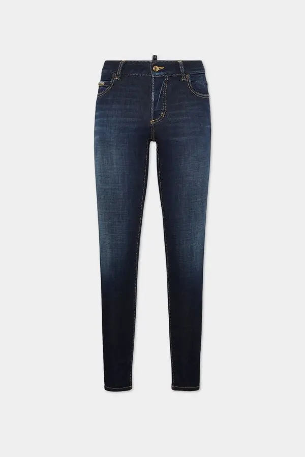 Dsquared2 Jennifer Dark Wash Medium Waist Jeans