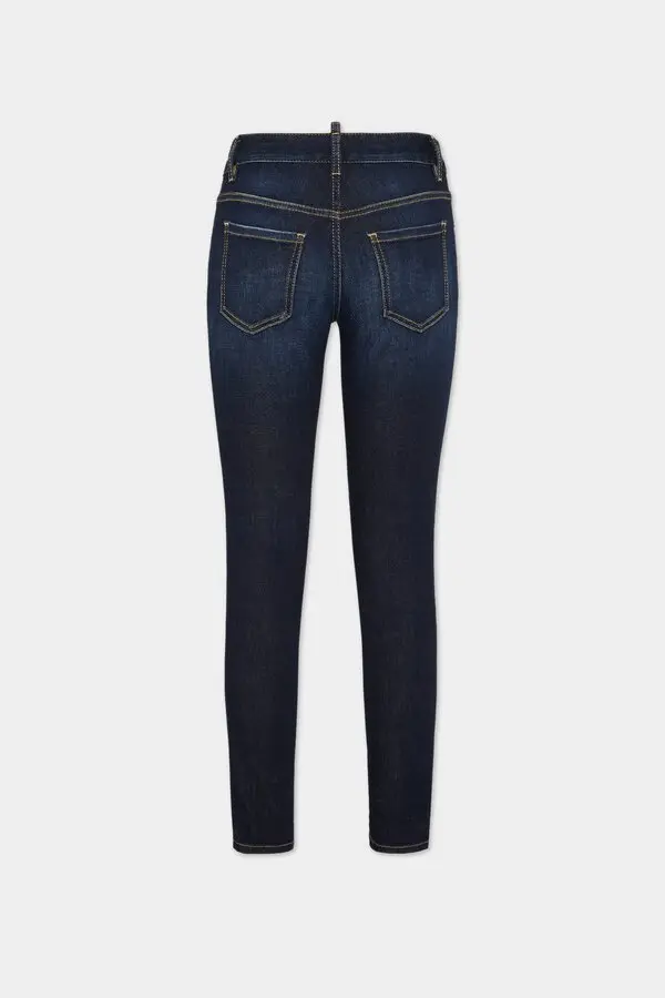 Dsquared2 Jennifer Dark Wash Medium Waist Jeans