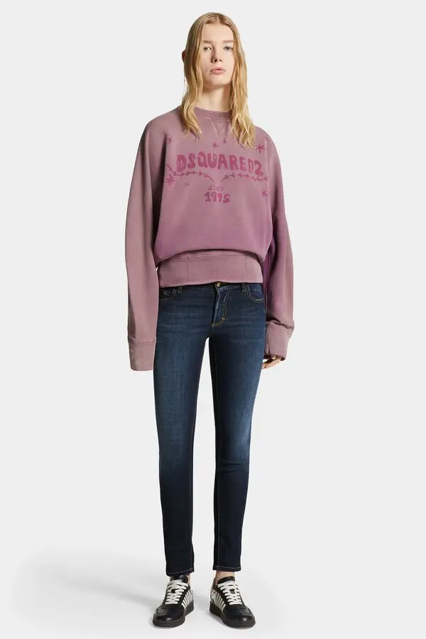 Dsquared2 Jennifer Dark Wash Medium Waist Jeans
