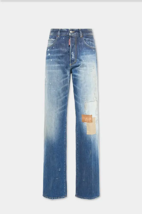 Dsquared2 Medium Sand Wash San Diego Jeans - Blue