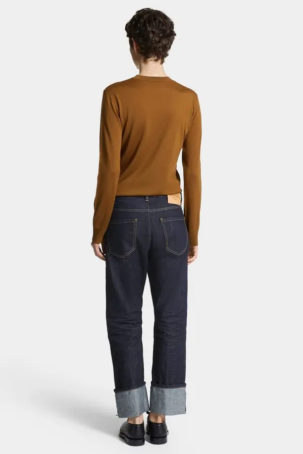 Dsquared2 Authentic Denim Wash Tomboy Jeans
